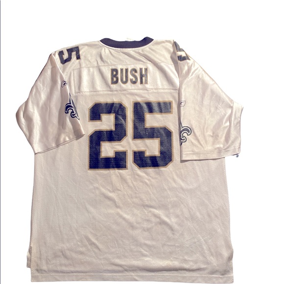 Reebok | Shirts | Throwback Nfl New Orlean Saints Reggie Bush Jersey ...